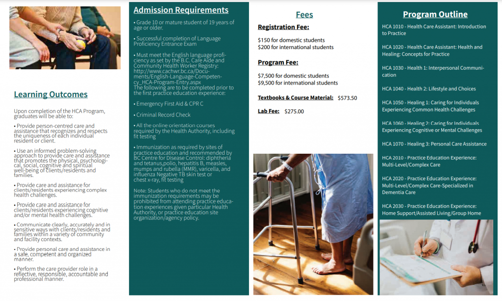 Health Care Assistant Program – Westminster College