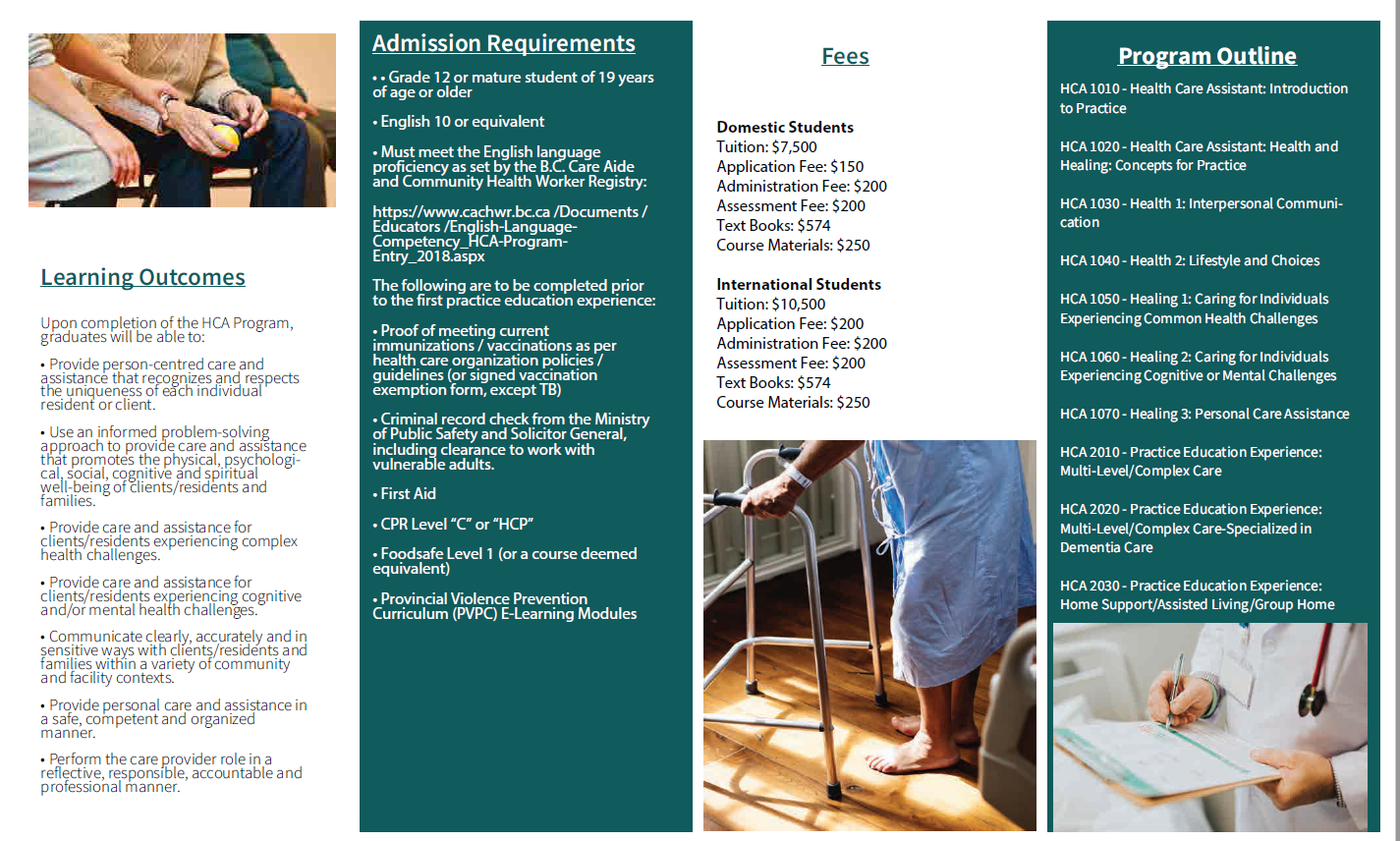 Health Care Assistant Program – Westminster College